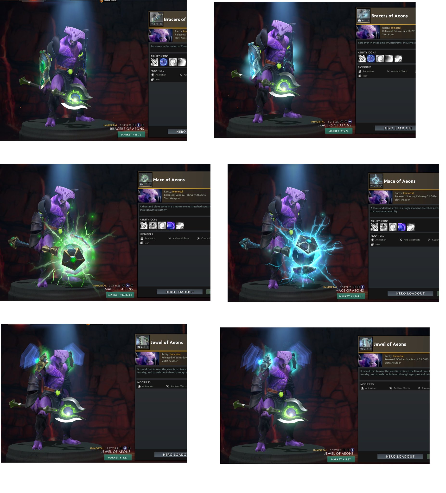 Reddit Dota 2 on Twitter: "with today's update, Valve added two more styles for Void's three ...