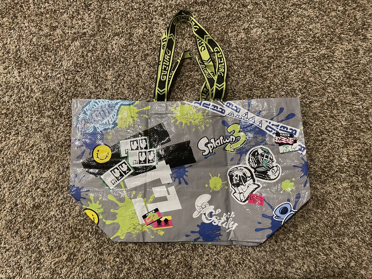 「SPLATOON BAG IS HERE 」|marsᵕ̈のイラスト