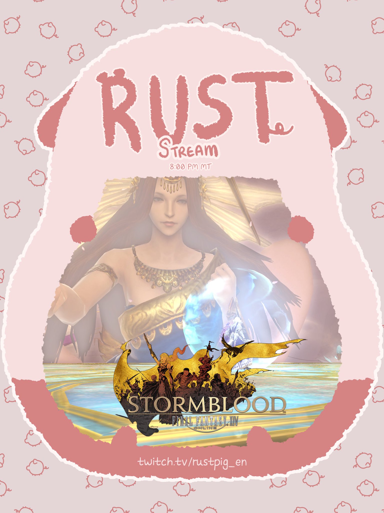 rust 🐷 Vtuber on Twitter: "sri lakshmi are u free this fine thursday night (more ffxiv ng+ feat ...