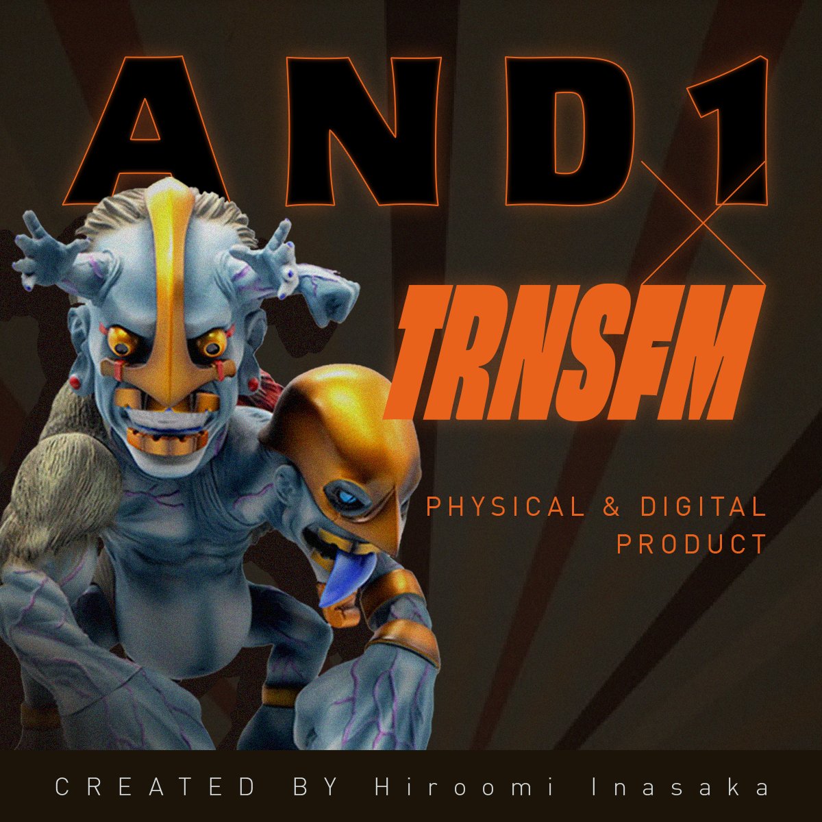 TRNSFM on Twitter: "【#TRNSFM 第1弾コラボNFT発表】 人気ソフビシリーズ「 #And1 」 ソフビトイブランド「 #STUDIO24 」の代表で クリエイターの ...