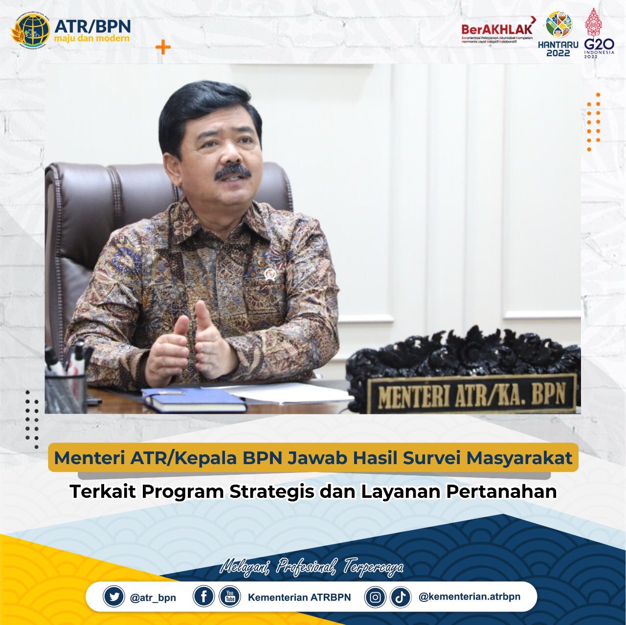 Kantah Kabupaten Ngada on Twitter: "Jakarta - Kementerian Agraria dan Tata Ruang/Badan ...