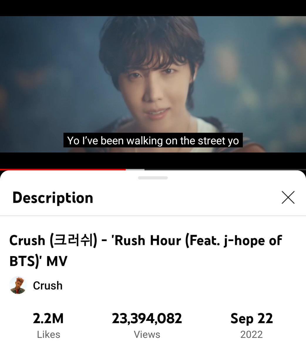 j-hope Indonesia¹³⁵🇮🇩 on Twitter: "RT @voteforjhsw: keep streaming Crush 'Rush Hour (Feat. j ...