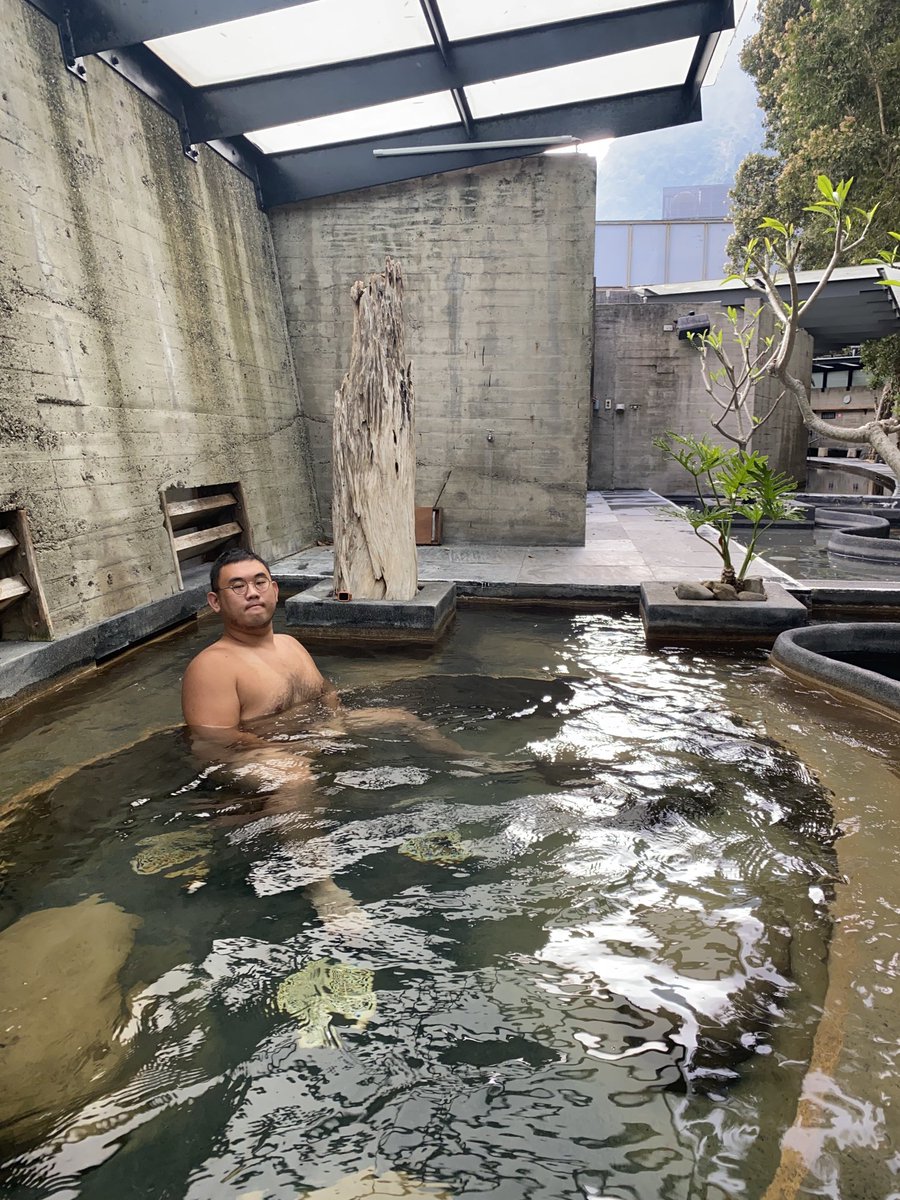 Maru on Twitter: "早起去裸湯偷拍，趁沒人的時候（噓🤫"