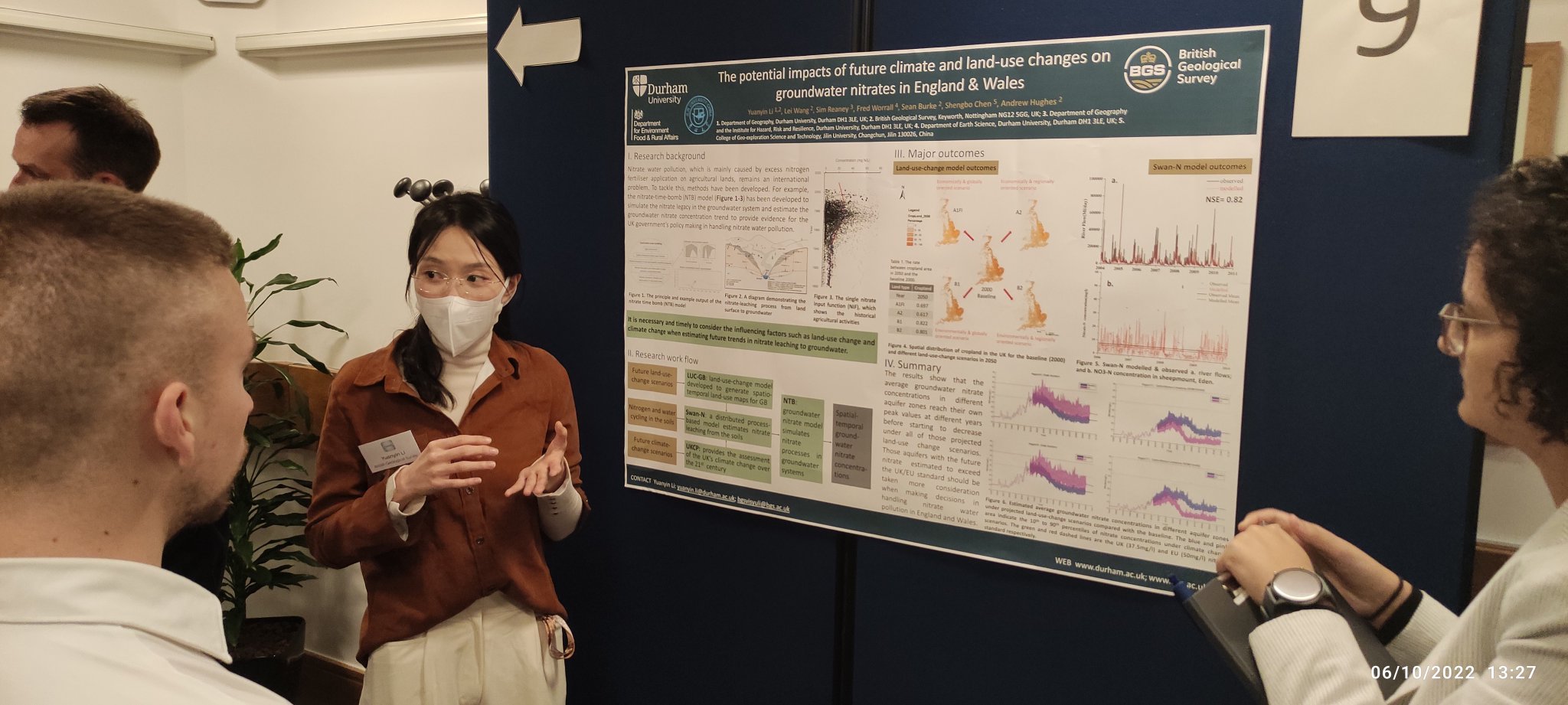 Sim M. Reaney on Twitter: "Yuanyin Li, a @GeogDurham PhD student, presented her work on climate ...