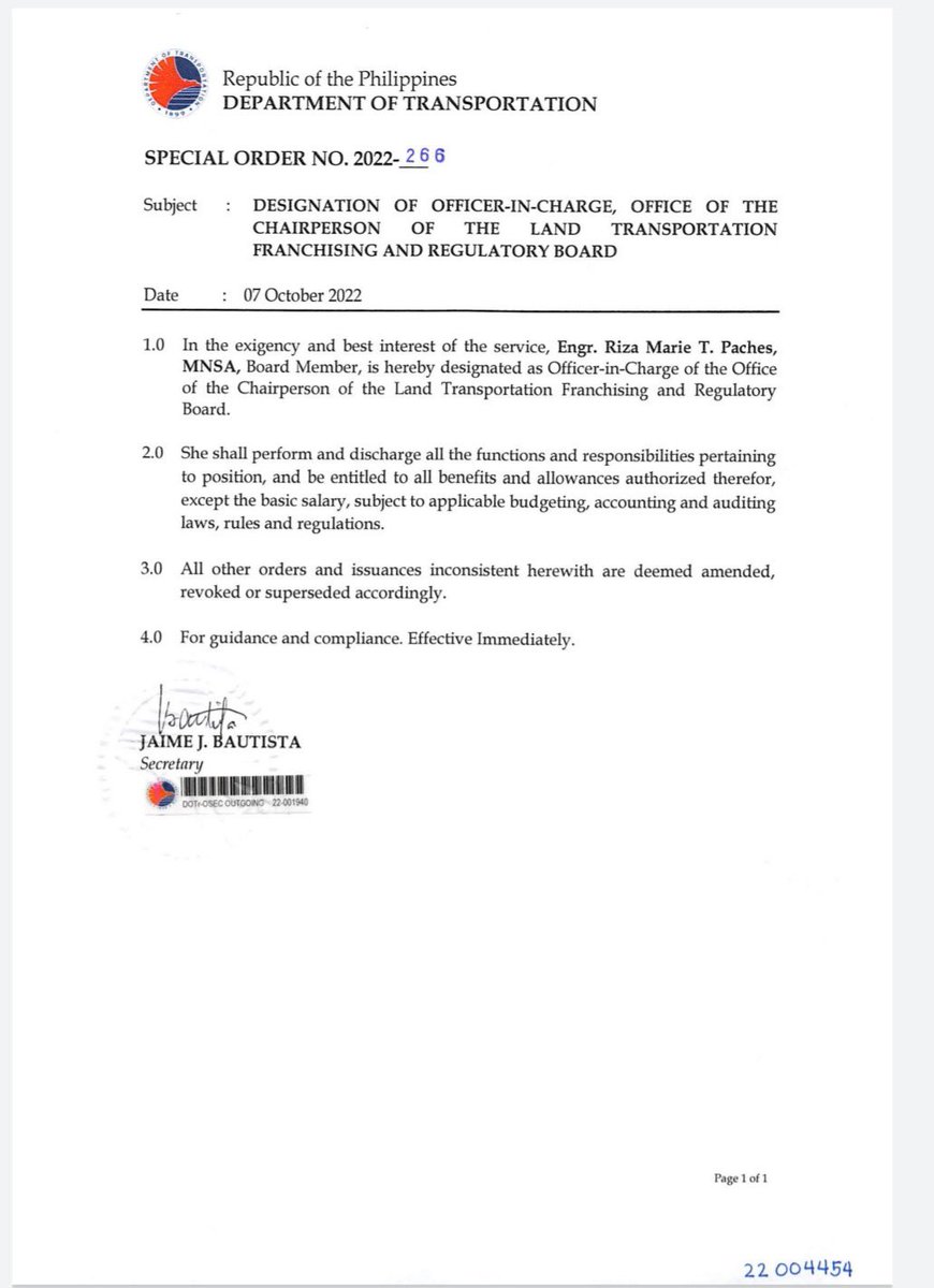 Ted Cordero On Twitter Transportation Secretary Jaime Bautista