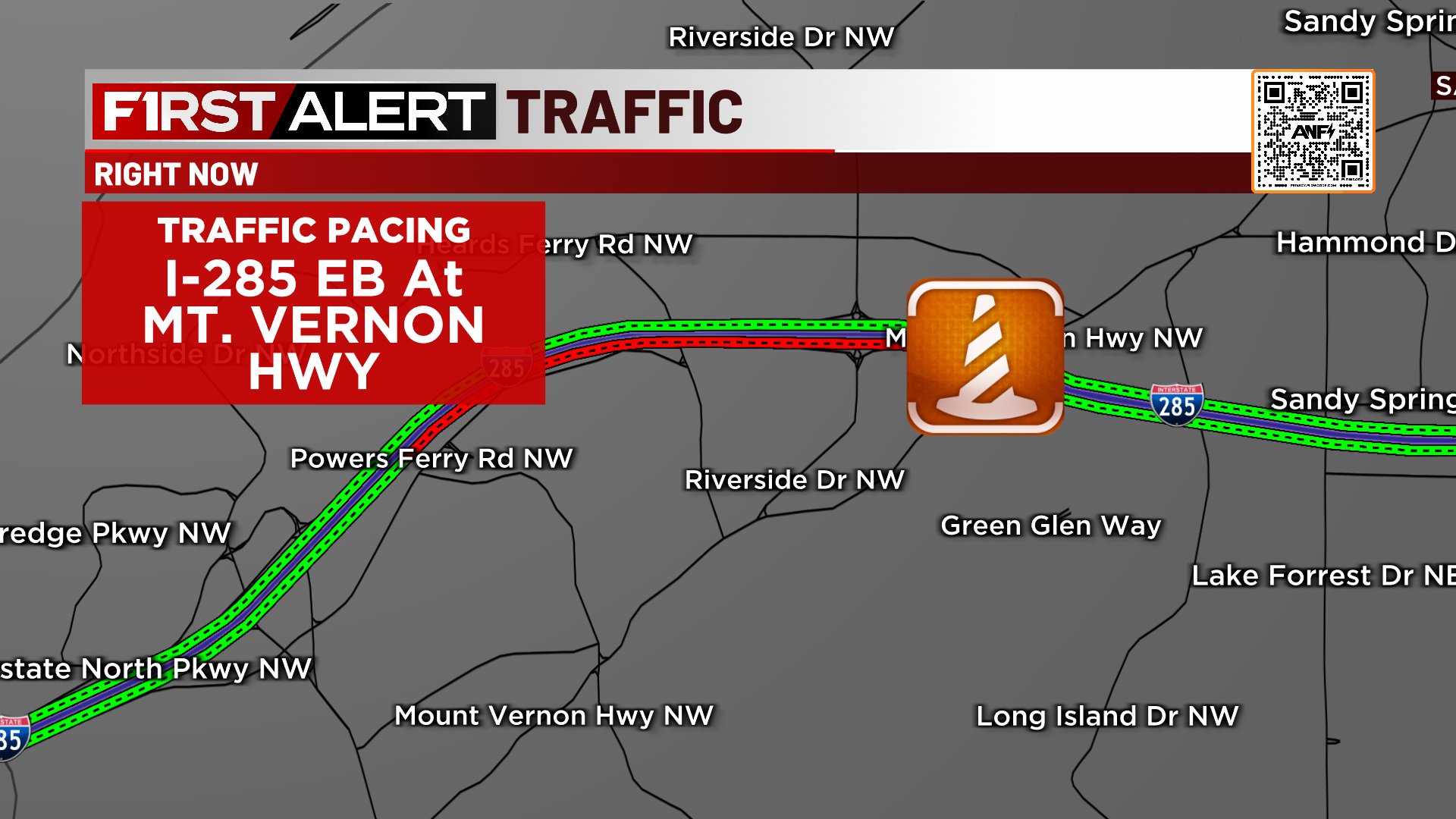 Courteney Jacobazzi on Twitter: "Traffic pacing on the top end of the perimeter (285) Eastbound ...