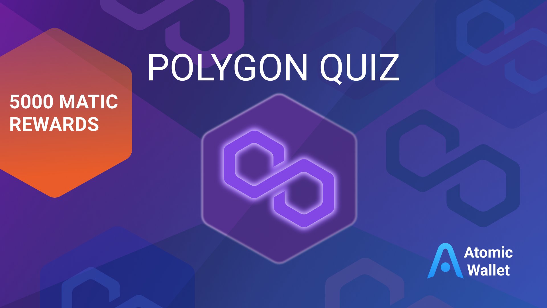 Atomic - Crypto Wallet on Twitter: "Learn & Earn 5,000 MATIC tokens! 🤓 Retweet and pass the quiz ...