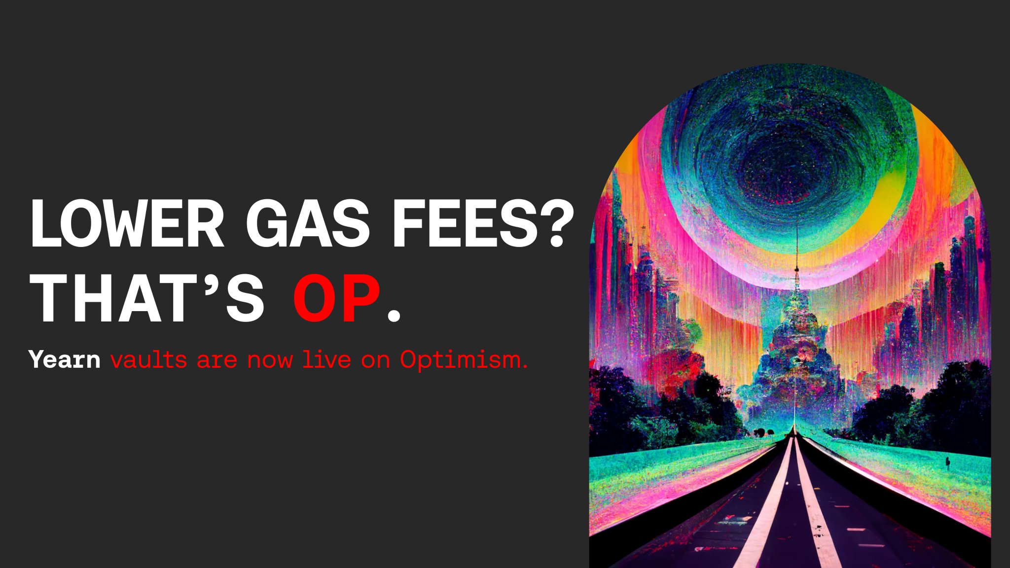 yearn on Twitter: "Building on @optimismFND brings many *overpowered* opportunities for yield ...