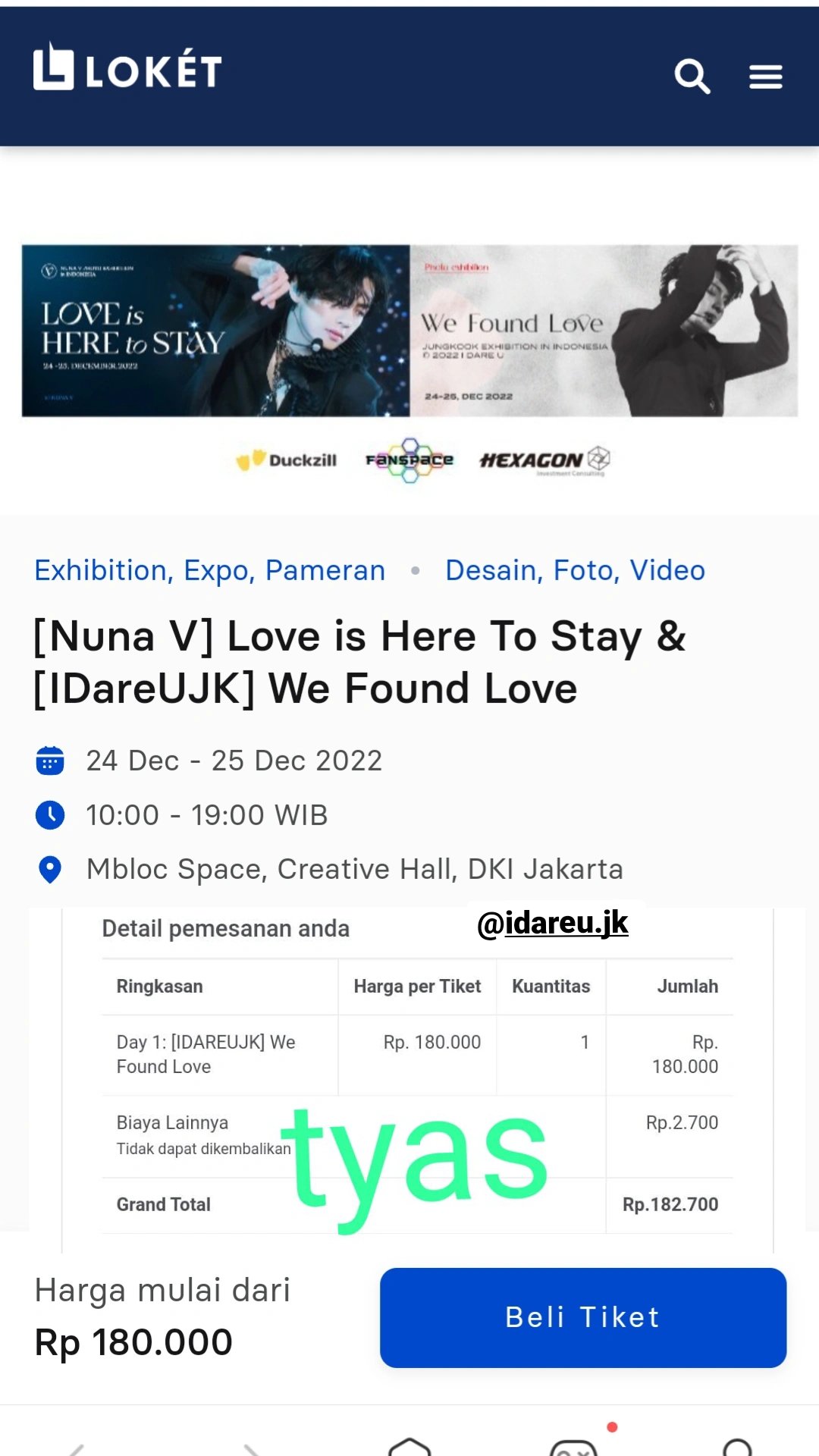 Tyas on Twitter: "Can't wait to see you 24 Desember 2022 YEAY 😍😍😍😍 @IDAREU_JK @_nuna_V # ...