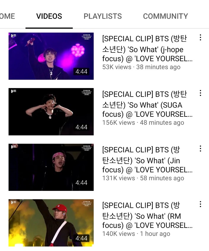 BTS Pak Official⁷l🇵🇰 on Twitter: "[All Members Focus] 'So What' @ LOVE YOURSELF : SPEAK YOURSELF ...