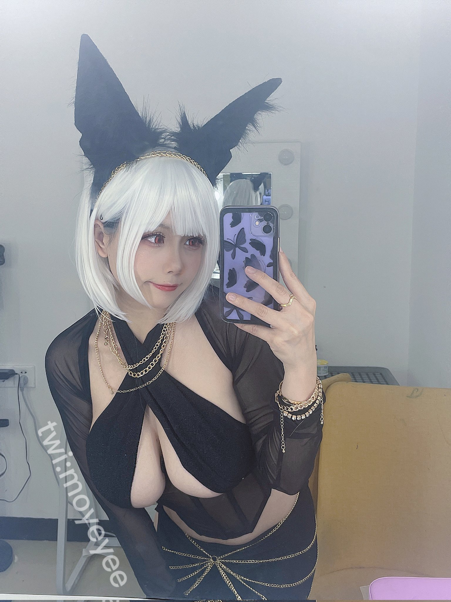 末夜night on Twitter: "See who doesn't like big cats?#阿努比斯 #猫娘 https://t.co/jaEjjC7kwE" / Twitter