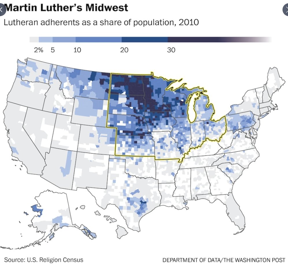 Lutheranism Map