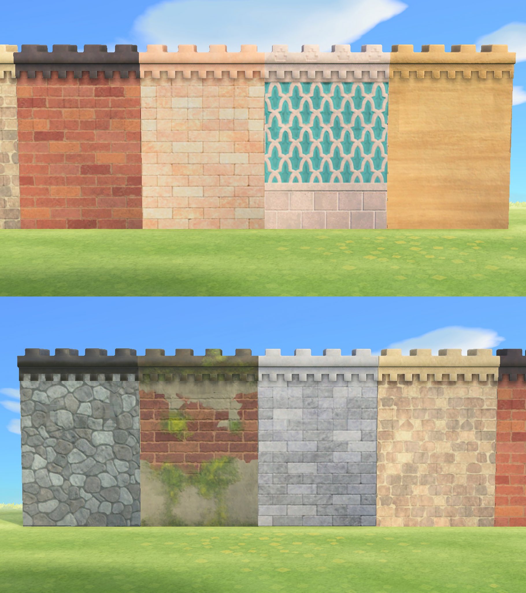 Parts Of A Castle Wall