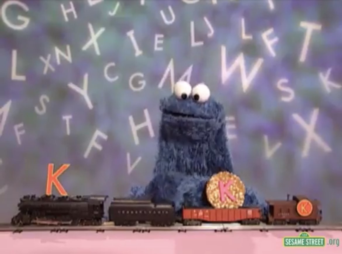 Sesame Street Cookie Monster Letter Of The Day