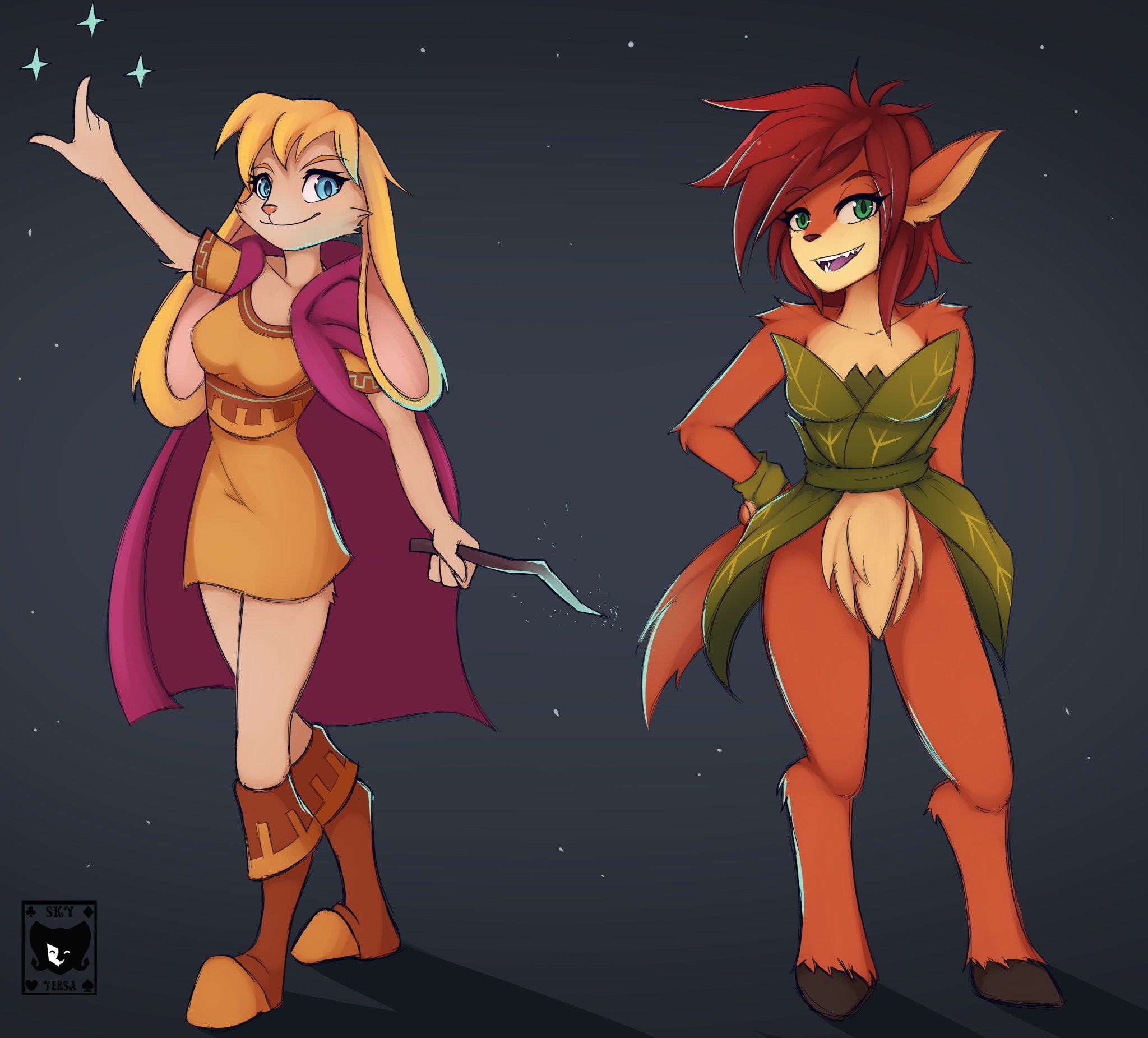 SkyVersa on Twitter: "Bianca and Elora #SpyroTheDragon #fanart https://t.co/6zpfeHDOXY" / Twitter