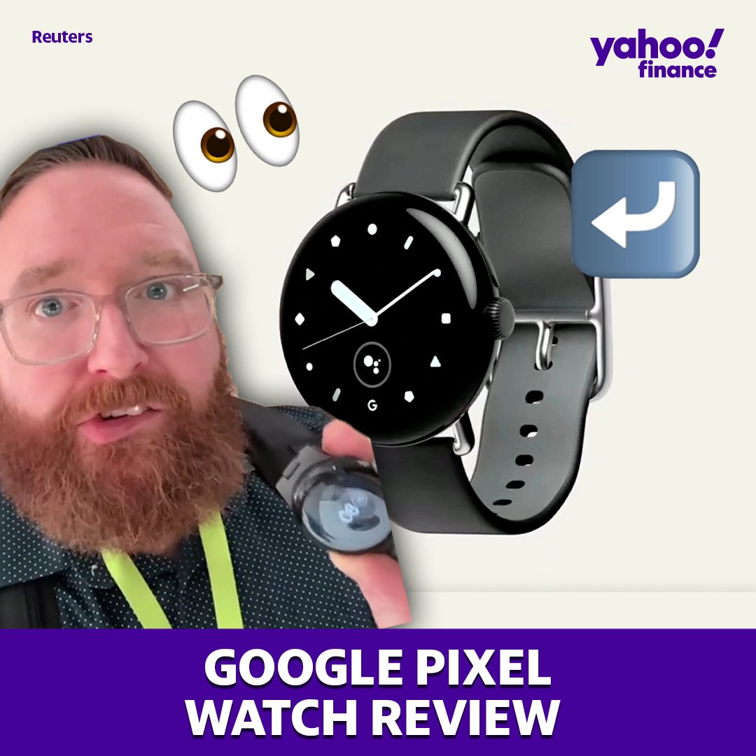 Yahoo Finance on Twitter: "Google Pixel Watch review: ‘One of the best looking smart watches ...