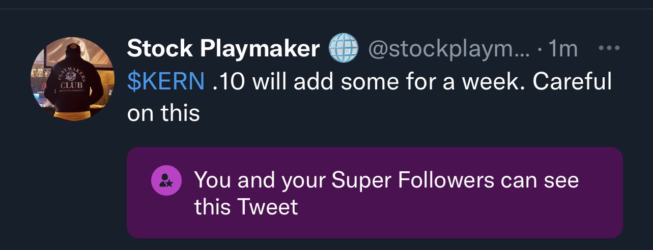 Stock Playmaker 🌐 on Twitter: "$KERN LOADING ZONE 🚨🪜📈 https://t.co/uSt9pYoRb0" / Twitter