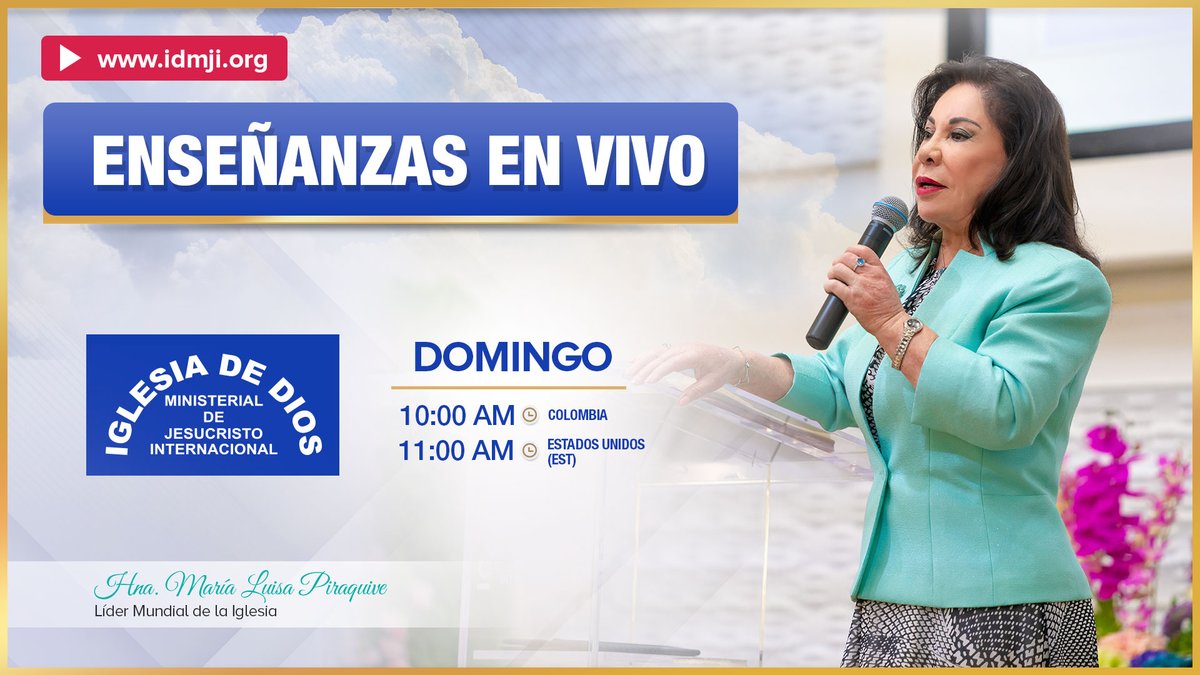 IDMJI.ORG on Twitter: "Transmisión en vivo de la enseñanza a cargo de nuestra Hna. María Luisa ...