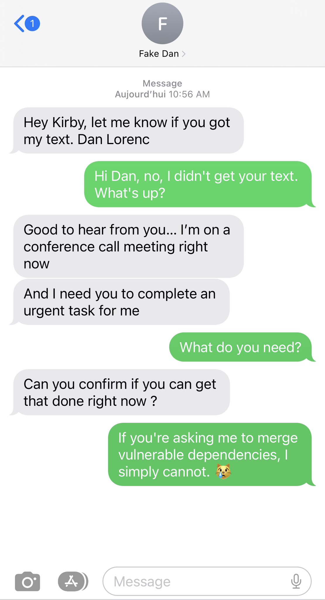 Chainguard ⛓ on Twitter: "Sorry @lorenc_dan, not even if the “CEO” asks. https://t.co/3jxGTQCDAx ...