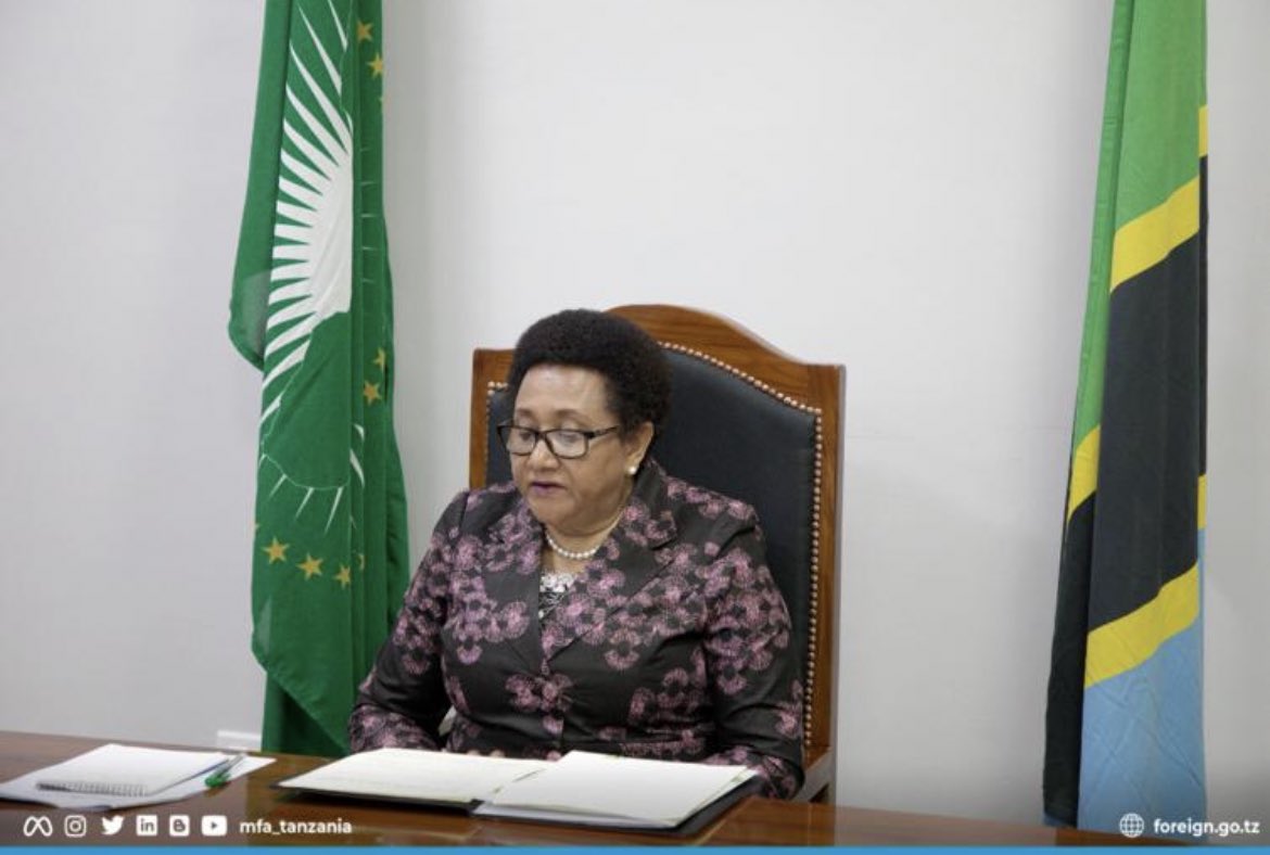 Mfa Tanzania On Twitter Minister For Mfatanzania Drtaxs Today Participated Virtual
