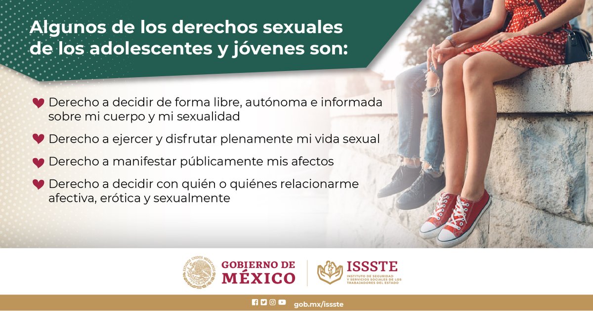 Issste On Twitter Ya Conoces La Cartilla De Derechos Sexuales De