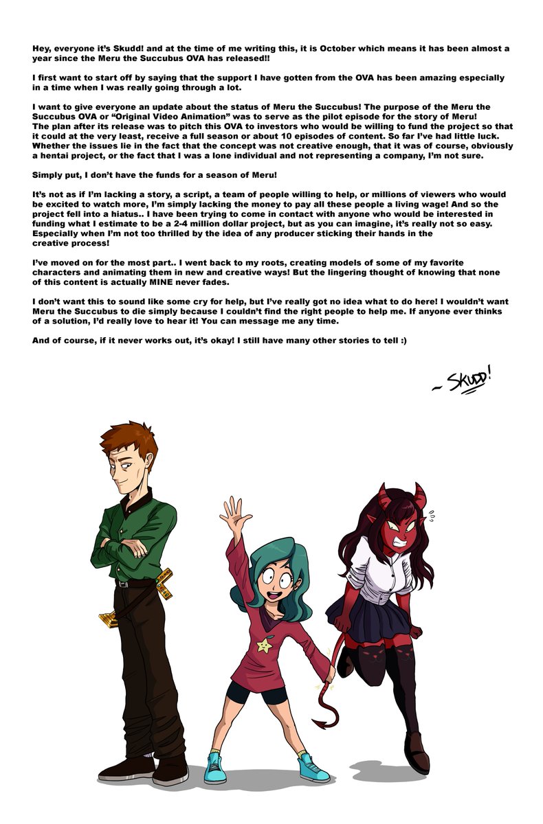 Lewdgordo On Twitter Rt Skuddbutt Regarding Meru The Succubus