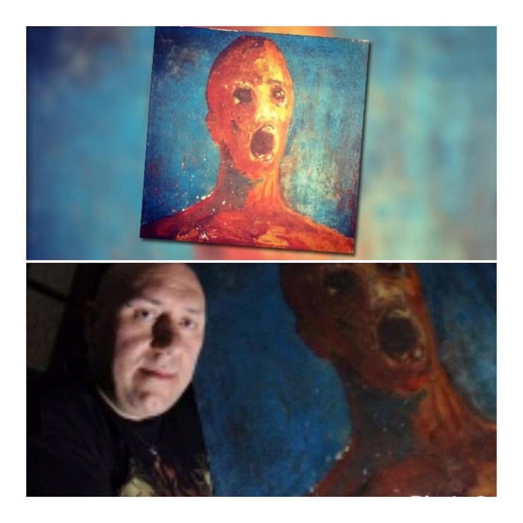 El hombre angustiado: una pintura maldita Abro hilo 🧵 - Thread from 𝗵𝗲𝘆 ...