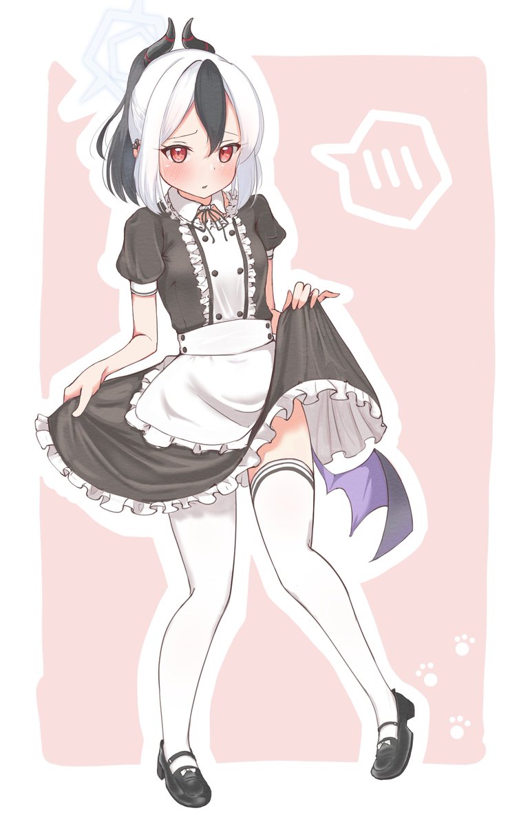 ちびちょす On Twitter カヨコにフリフリのミニスカメイド服着てもらいたい… ブルアカ ブルアカイラスト部 블루아카이브