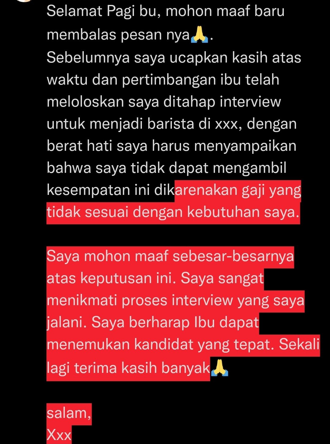 BACA RULES DI (bit.ly/worksfess) on Twitter: "work! halo kalo cara nolak kerjaan karena lolos ...