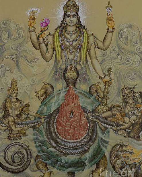 Narayan🗽, the paramshakti of Maintainence and operations of Earth in ...