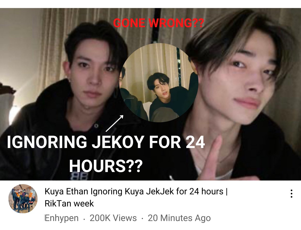 aj | heejake au 📌 on Twitter: "Ignoring JekJek for 24 hours a heejake few twts au where TanTan ...