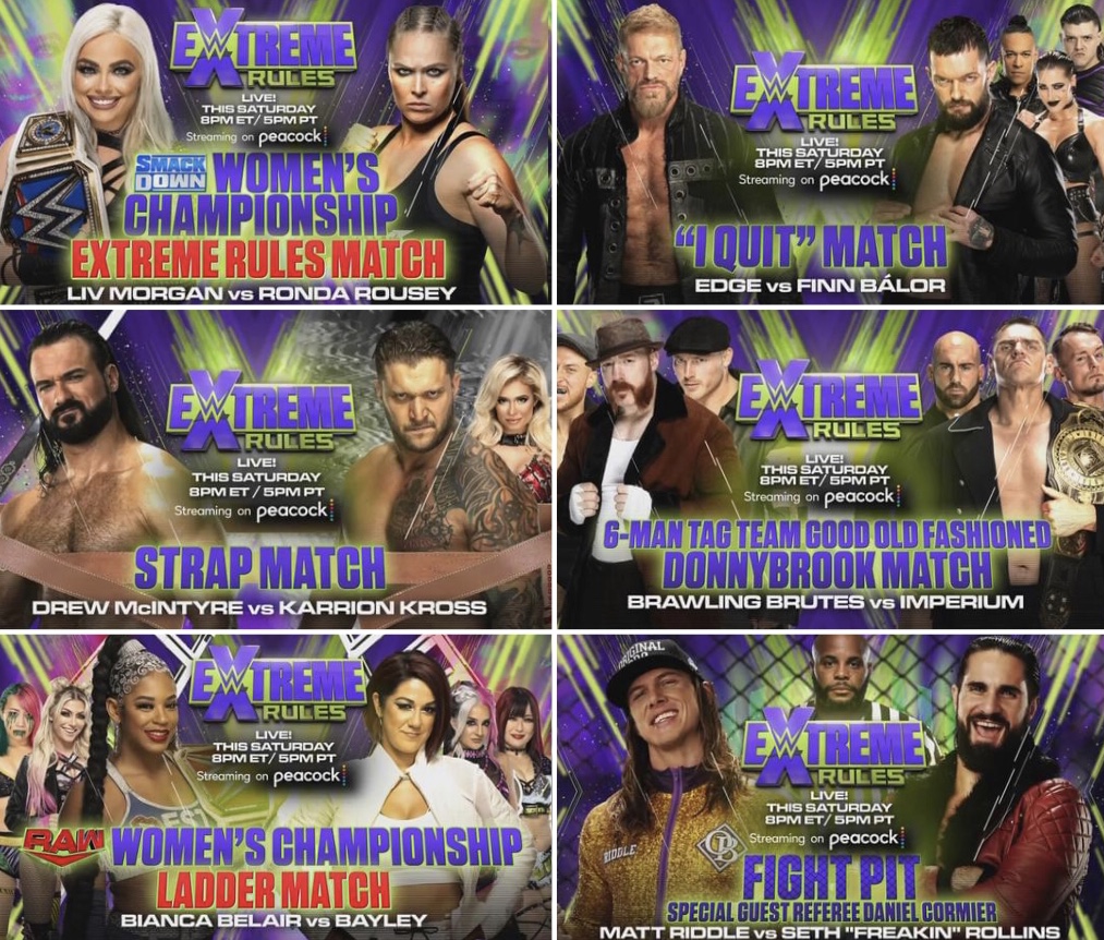 Wwe Extreme Rules 2022 Poster