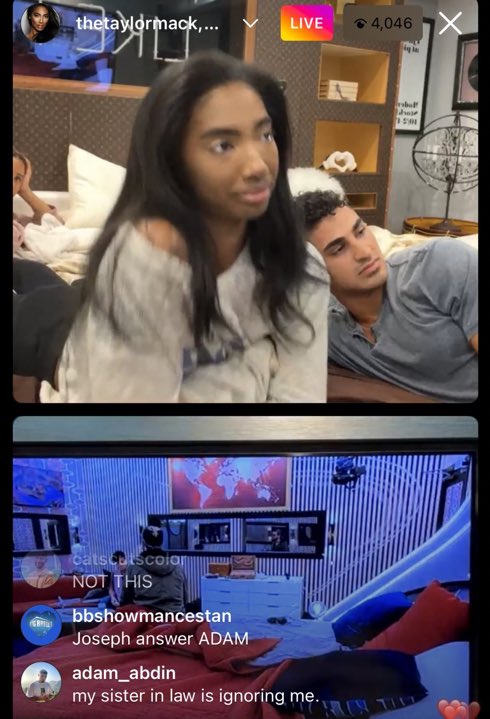 Jackie on Twitter: "Not my sister in law is ignoring me adam is so real lmfao #bb24 https://t.co ...