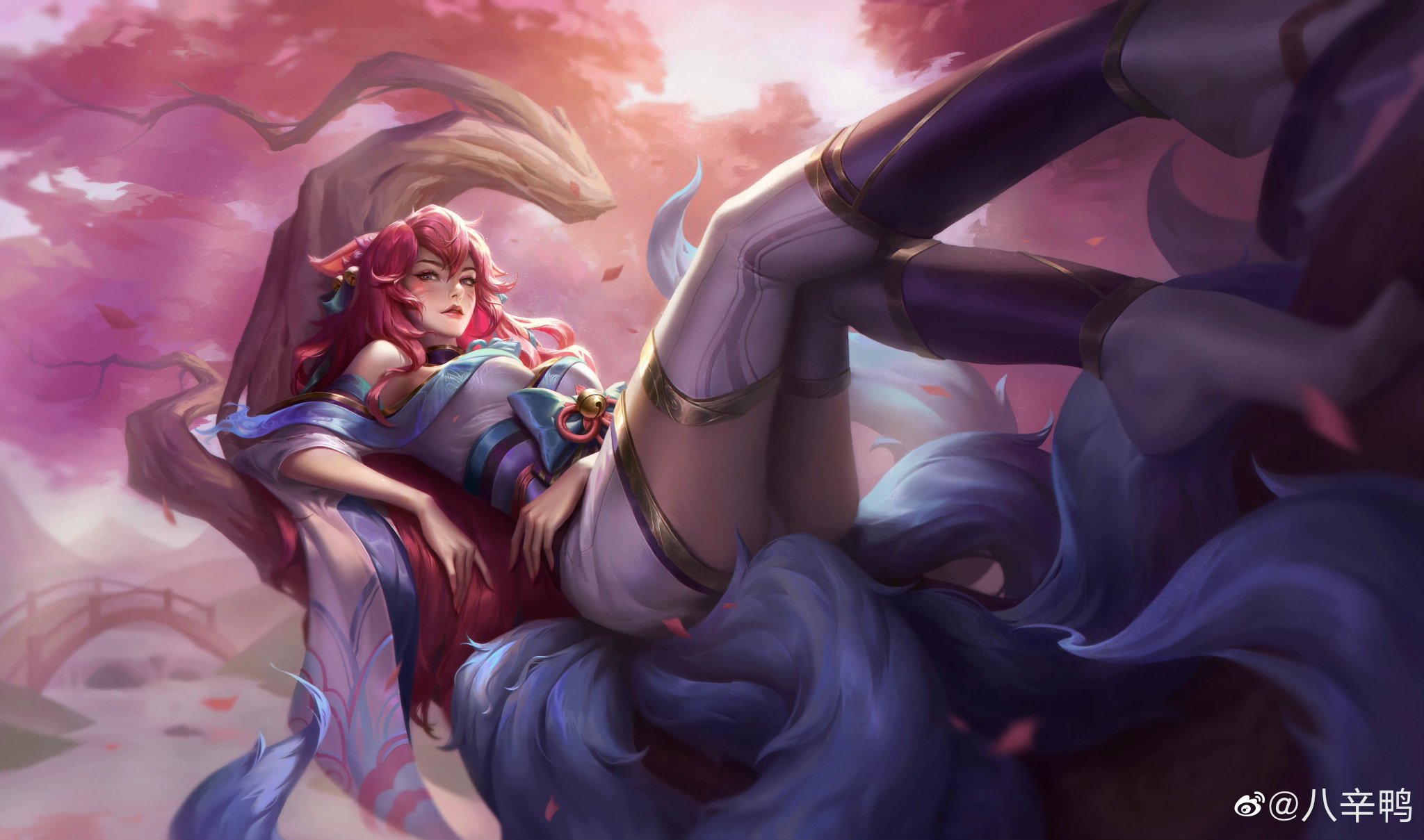 Ahri on Twitter: "Artist: 八辛鸭 (Weibo) --- Follow my Instagram: https://t.co/yJCGPyldBt --- #Ahri ...