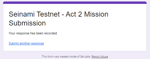 A complete step-by-step tutorial on How to go about the @SeiNetwork UPDATED VERSION Act-2 ...