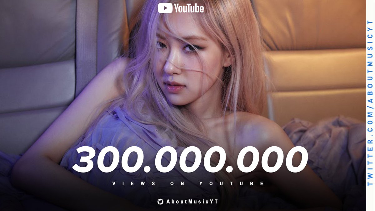 Calvin Bot on Twitter: "RT @AboutMusicYT: 'On The Ground' by Rosé (of BLACKPINK) has now reached ...