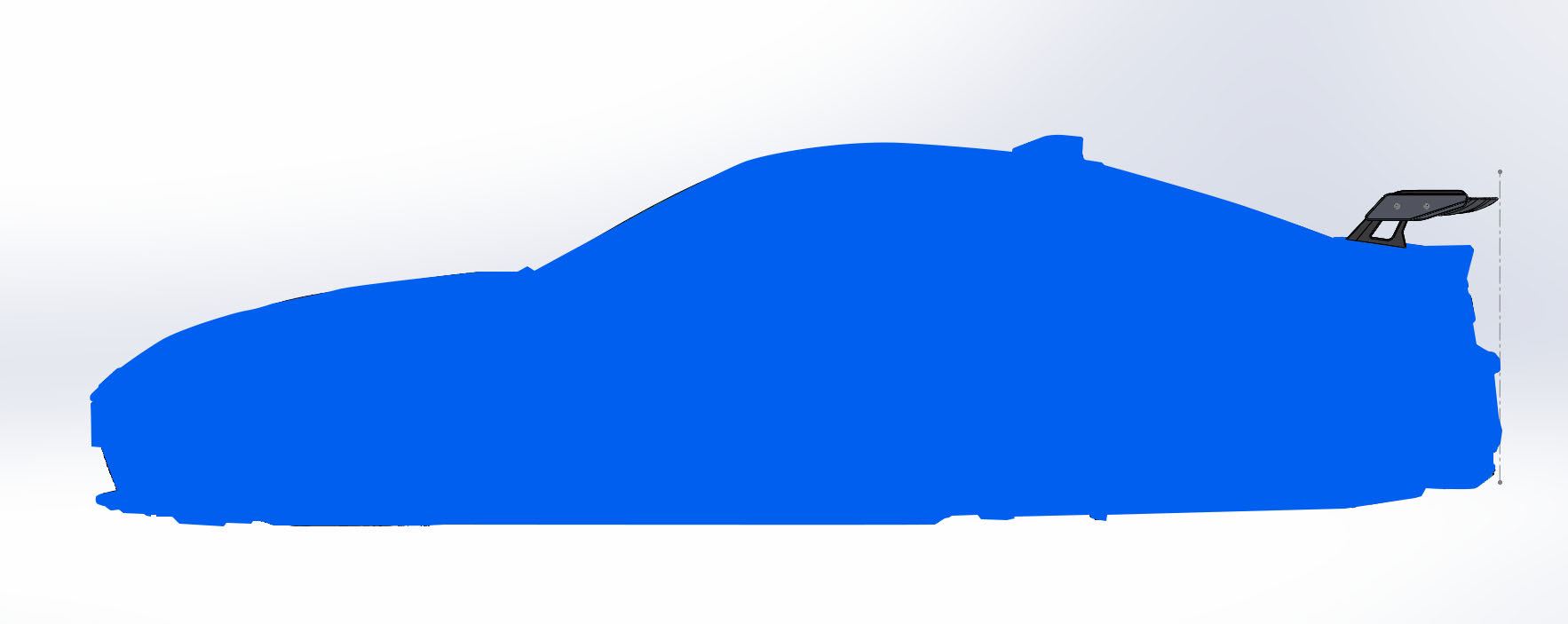 FrogDrive on Twitter: "サイドビュー。 クーペボディに合うようににデザインしています。 全長ギリギリです。寸法的には5mm内側に無いっているので大丈夫！ https ...