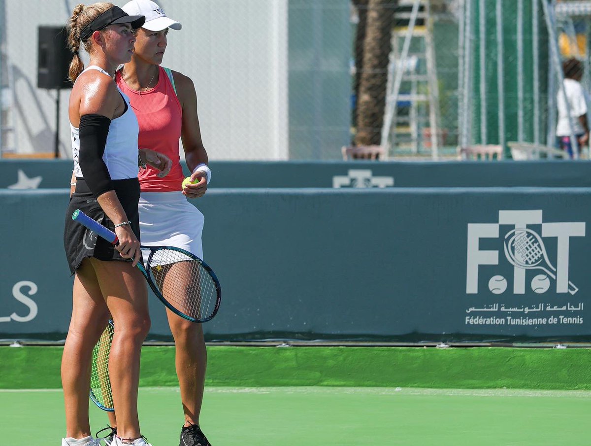 Emily Appleton on Twitter: "Little🪜forward this week :) First WTA 250 quarter final😆🇹🇳 📸 - @WTA"