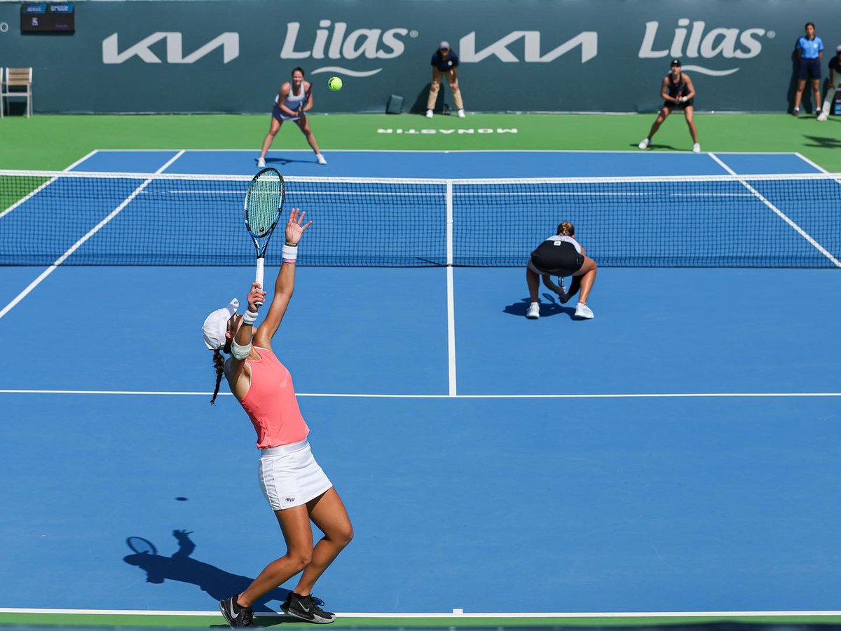 Emily Appleton on Twitter: "Little🪜forward this week :) First WTA 250 quarter final😆🇹🇳 📸 - @WTA"