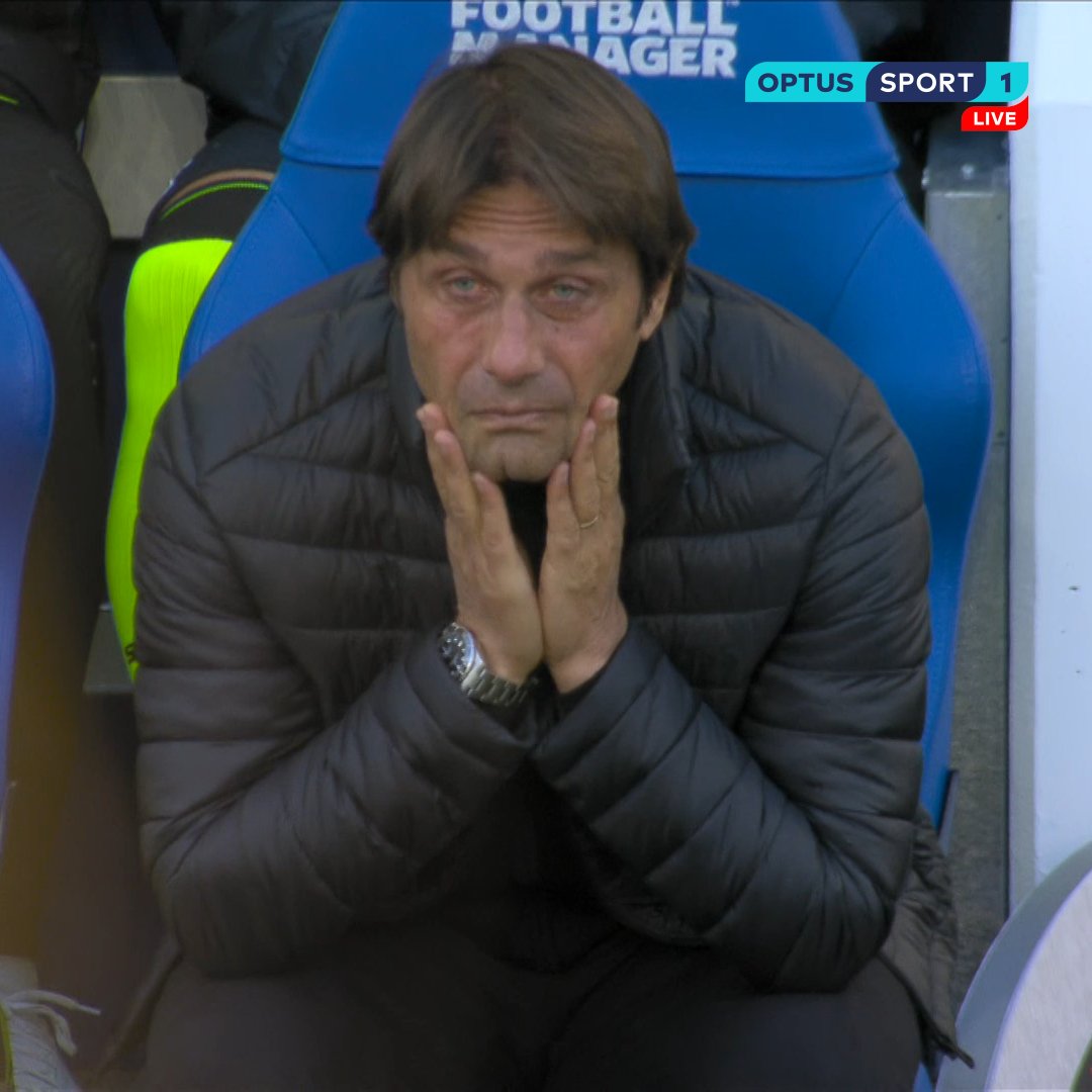Optus Sport on Twitter: "Emotional scenes as Antonio Conte fights to hold back the tears 😓 ...