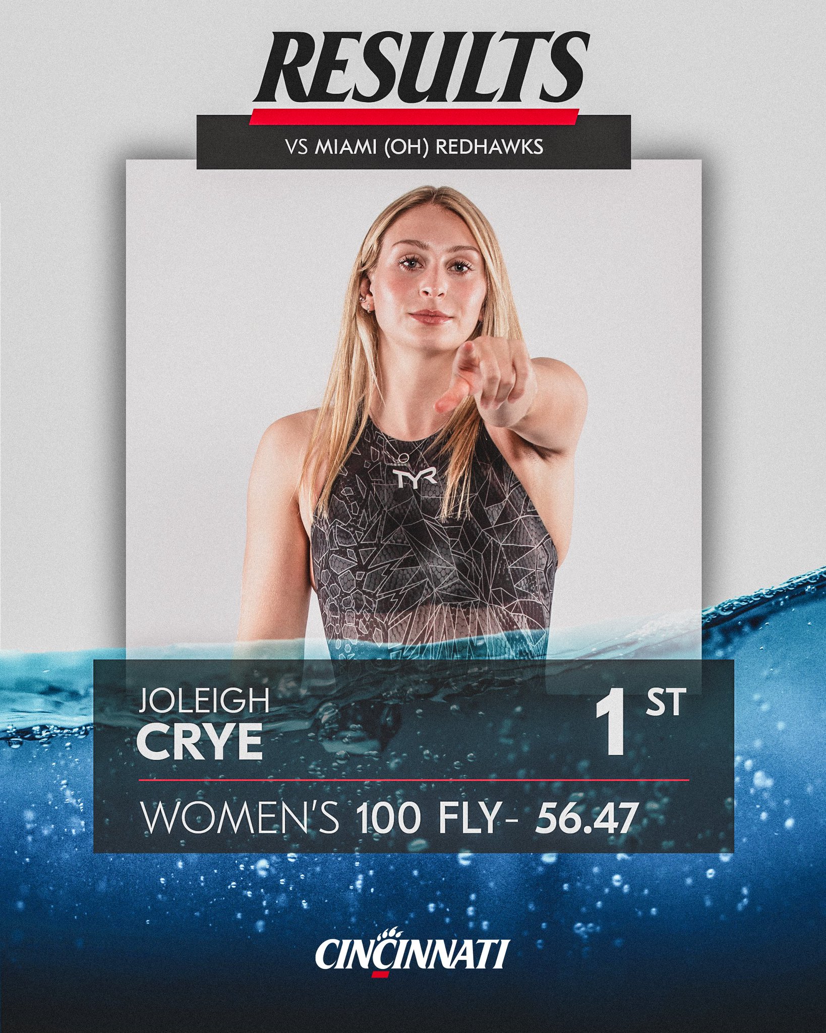 Cincinnati Swim-Dive on Twitter: "Another Event Sweep for the Bearcats!! Annabelle Young and ...