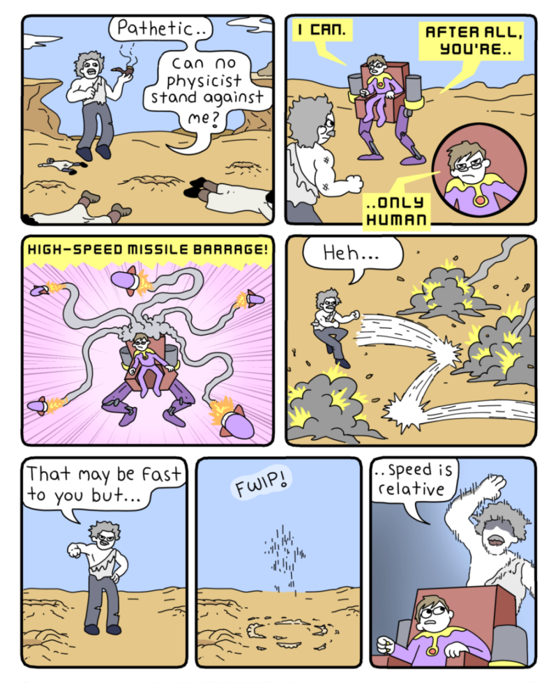 Physics Comic Strips