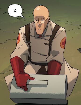 「Medic (Team Fortress 2) 」Making your favorite characters bald!の漫画