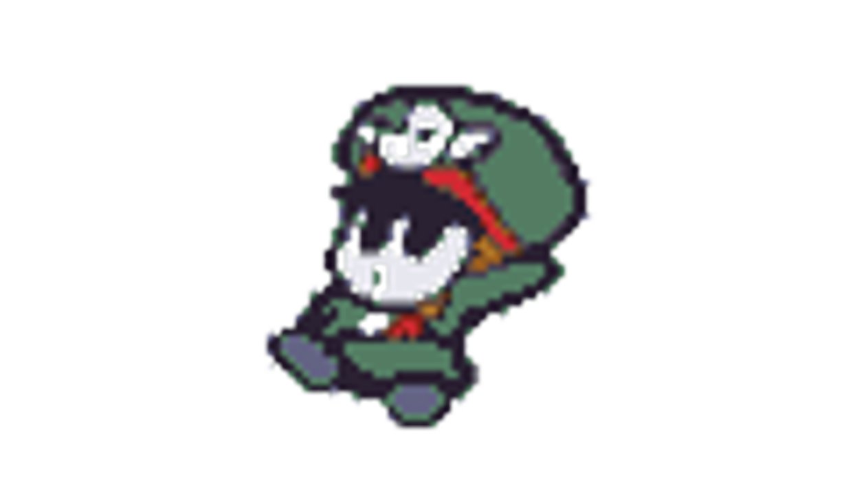 Shy Guy Paper Mario Sprite