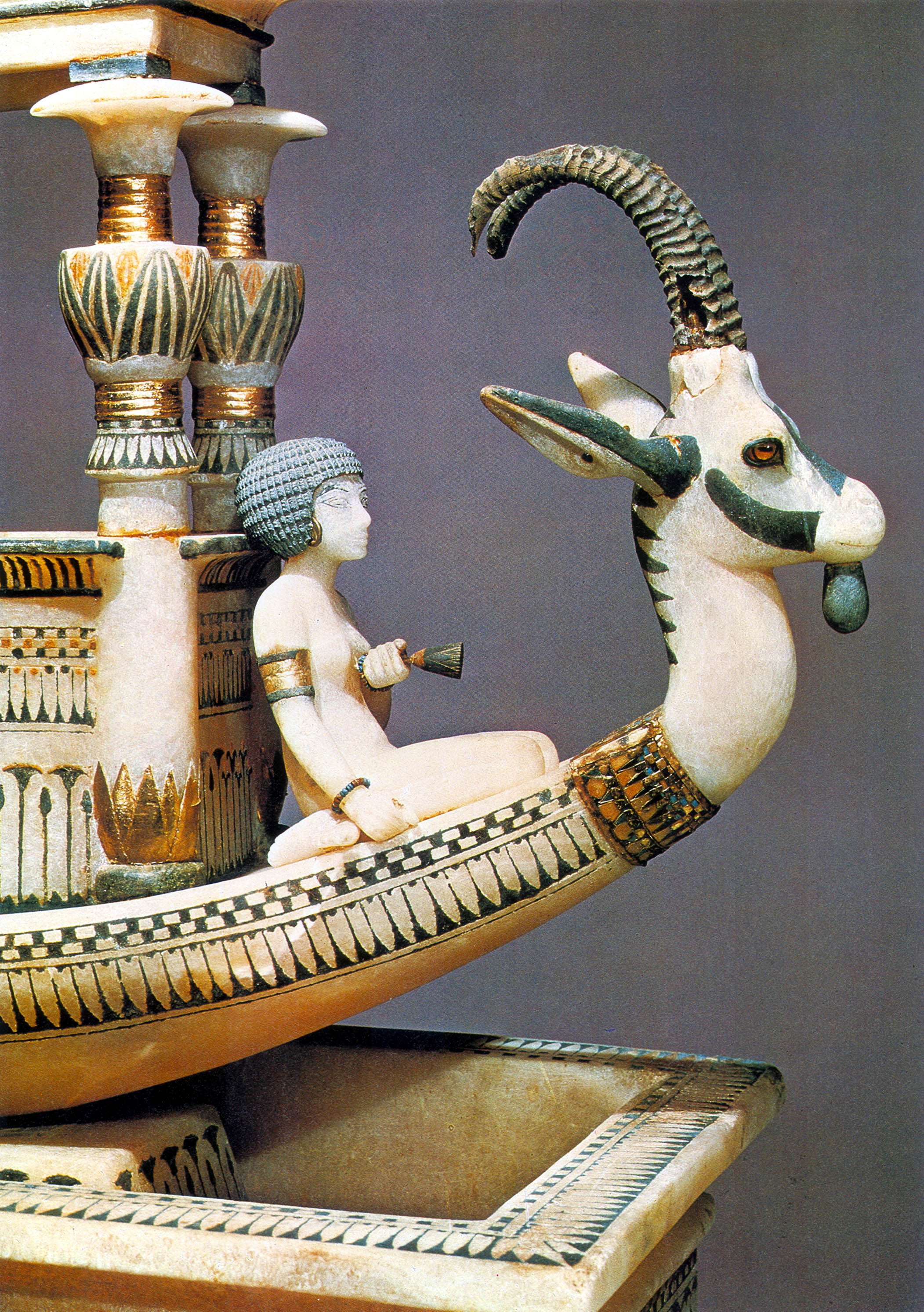 Dr. Peter J Brand on Twitter: "7/ the elaborate headdress resembles that of the dwarf-lion god ...