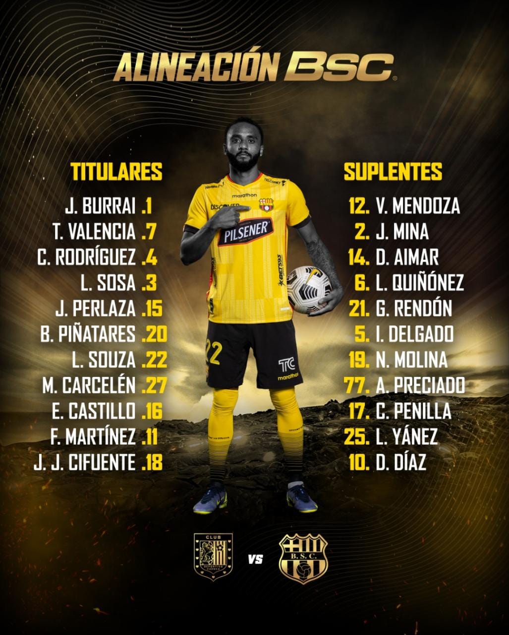 Idolo Tv On Twitter Alineaciones Confirmadas‼️ 🗣vamoooooooooooooooos