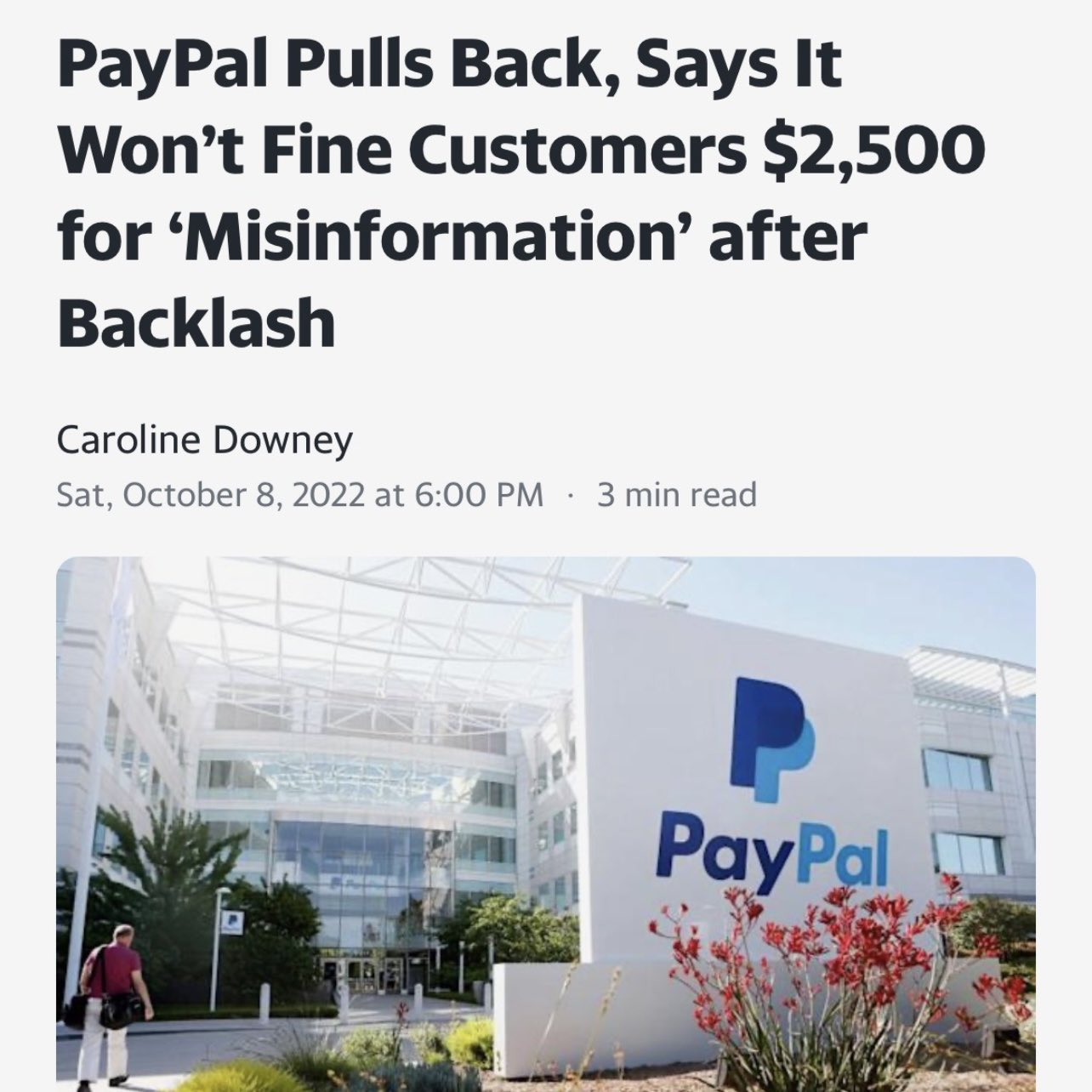 Patrick Bet-David on Twitter: "The people have responded and they scared the crap out of PayPal ...