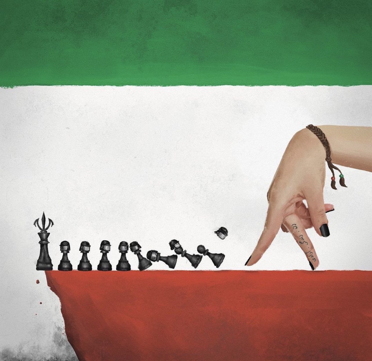 Yashar Ali 🐘 یاشار on Twitter: "Look closer…so many elements here… The hair on the wrist. Women ...