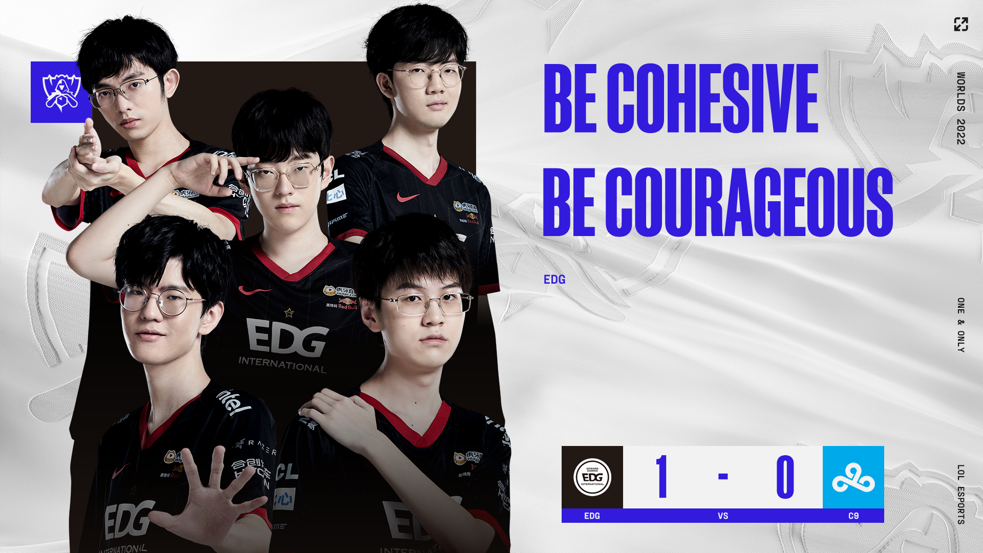 LPL on Twitter: "Shine and triumph! @EDG_Edward claim their first victory! 👏 #EDGWIN #Worlds2022 ...