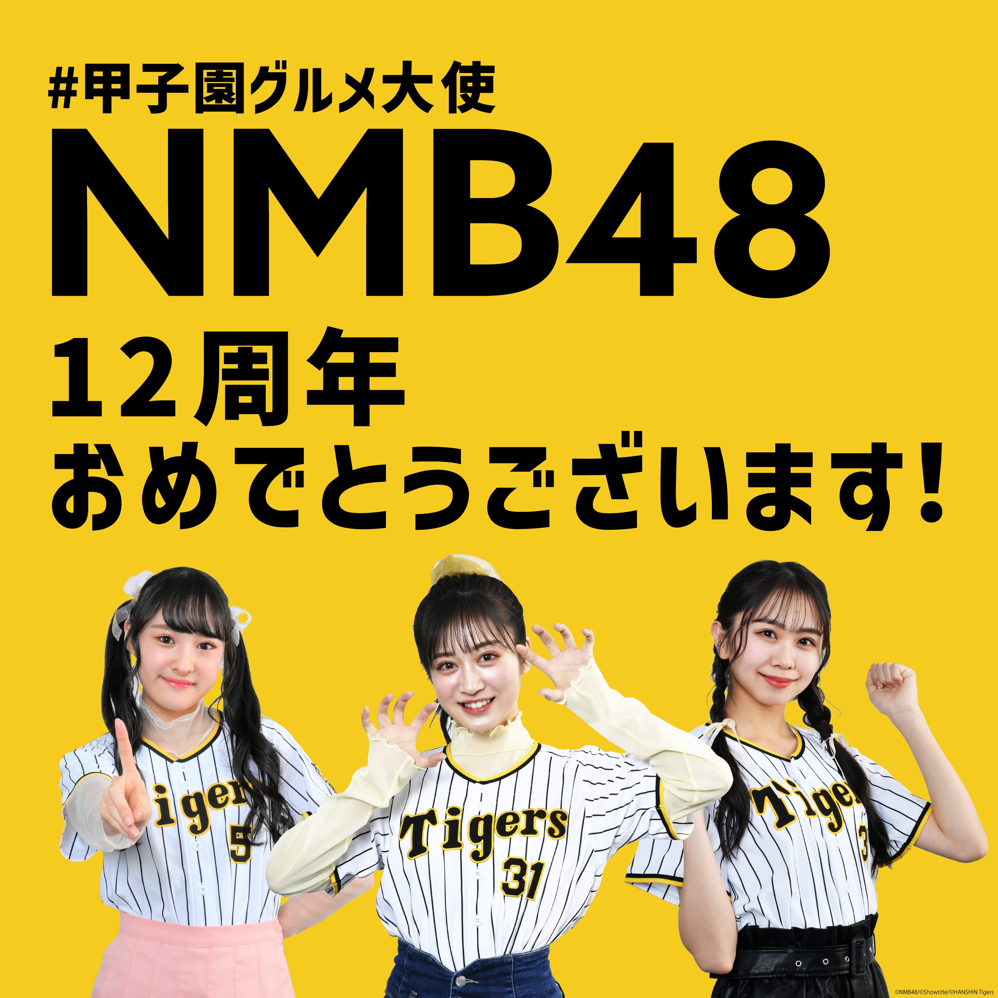 【公式】阪神甲子園球場 on Twitter: "🎂#NMB12周年 おめでとうございます🎂 #甲子園球場 では、 #NMB48 の #川上千尋 さん、#岡本怜奈 さん、#平山真衣 さんの3名 ...